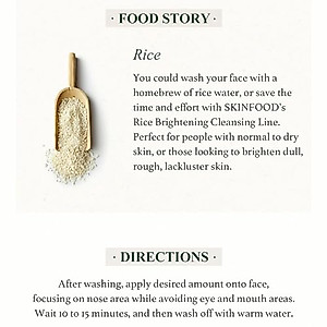 SKINFOOD Egg White Pore Mask 4.41 oz. (125g) - Pore Refining Wash off Mask, Tightens Pores, Removes Blackheads and Dead Skin Cells, Skin Smooth and Soft - Exfoliating Skin Mask - Wash Off Face Masks