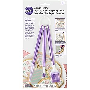 Wilton Cookie Decorating Supplies Tool Set, 3-Piece