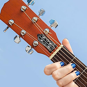 Guitar Truss Rod Cover GR34 Truss Rod Shape Case For Electric Guitar (Black)