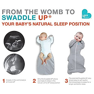 Love to Dream Swaddle UP, Baby Sleep Sack, Self-Soothing Swaddles for Newborns, Get Longer Sleep, Snug Fit Helps Calm Startle Reflex, New Born Essentials for Baby, 13-19 lbs, Dreamer