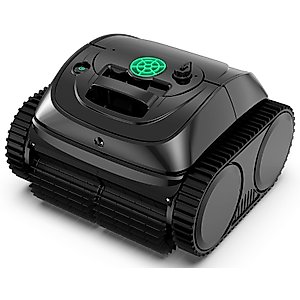 WYBOT C1 Cordless Robotic Pool Cleaners, Powerful Suction, Wall Climb Pool Robot with Intelligent Route Planning, Lasts 150Mins, Ideal for In-Ground Pools Up to 1,614 Sq.ft