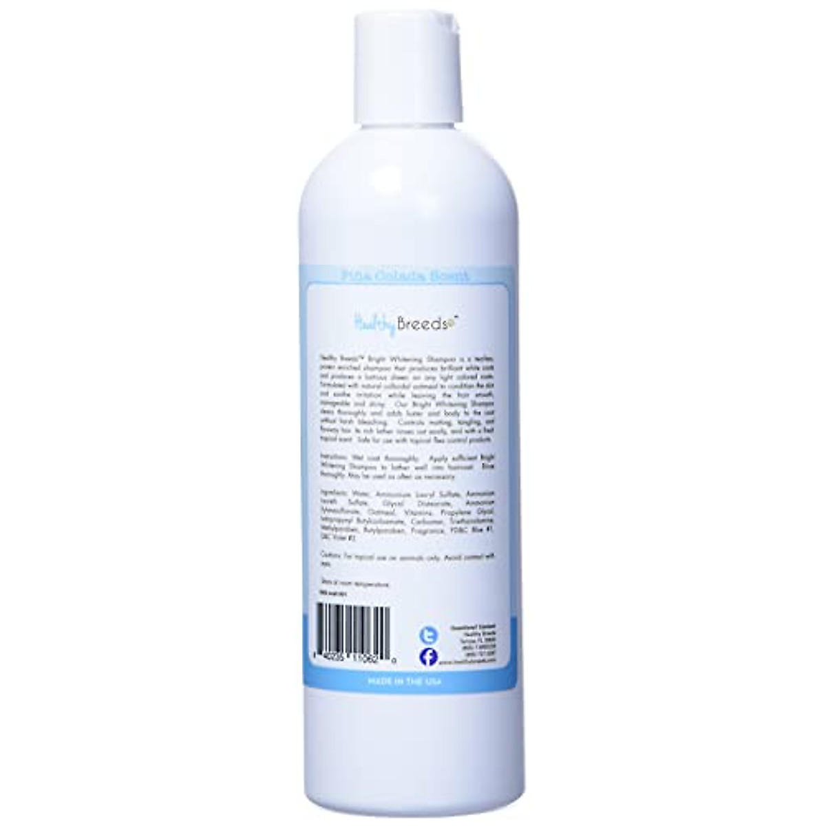 Healthy Breeds Maltese Bright Whitening Shampoo 12 oz