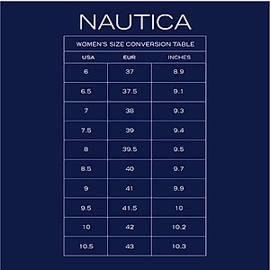 Nautica Women Lace-Up Fashion Sneaker Casual Tennis Shoes-Aelisa-White Size-7.5