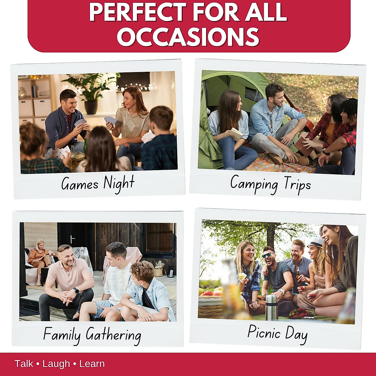 ? WORD TEASERS Random Knowledge Trivia Cards - Fun Trivia Game for Family, Kids, Parties & Travel - 150 Trivia Questions & Conversation Starters