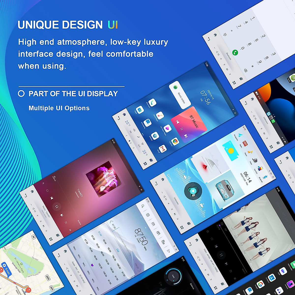 2024 New 12.1 inch Vertical Screen Android Car Stereo Radio GPS Navigation for GMC Yukon Sierra Chevrolet Tahoe Avalanche Silverado Suburban Qualcomm 8core 8G+128G+Car Play+Android Auto+Voice Control