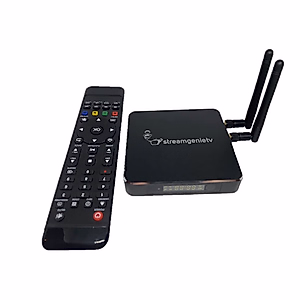StreamGenie TV Stream Box by FreeStream, with Dual WiFi Antenna and Remote