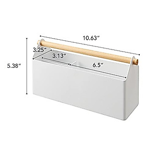 YAMAZAKI home Desk Organizer, White