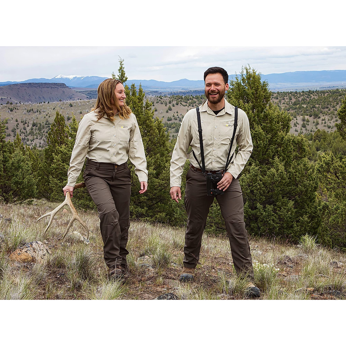 HECS Adventure Hiking/Hunting/Everyday Pant Lightweight Comfortable & Durable for Men and Women - Size 36 x 34 Brown