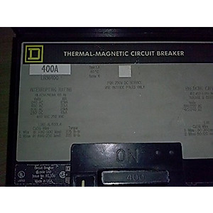 SCHNEIDER ELECTRIC 600-Volt 400-Amp LA36400 Molded Case Circuit Breaker 600V 400A