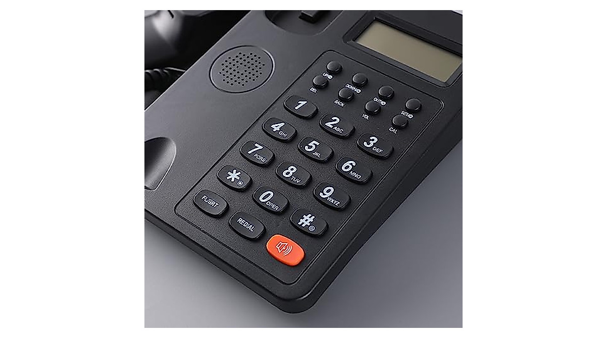 Corded Landline Phone with LCD Display - Quality & Ease