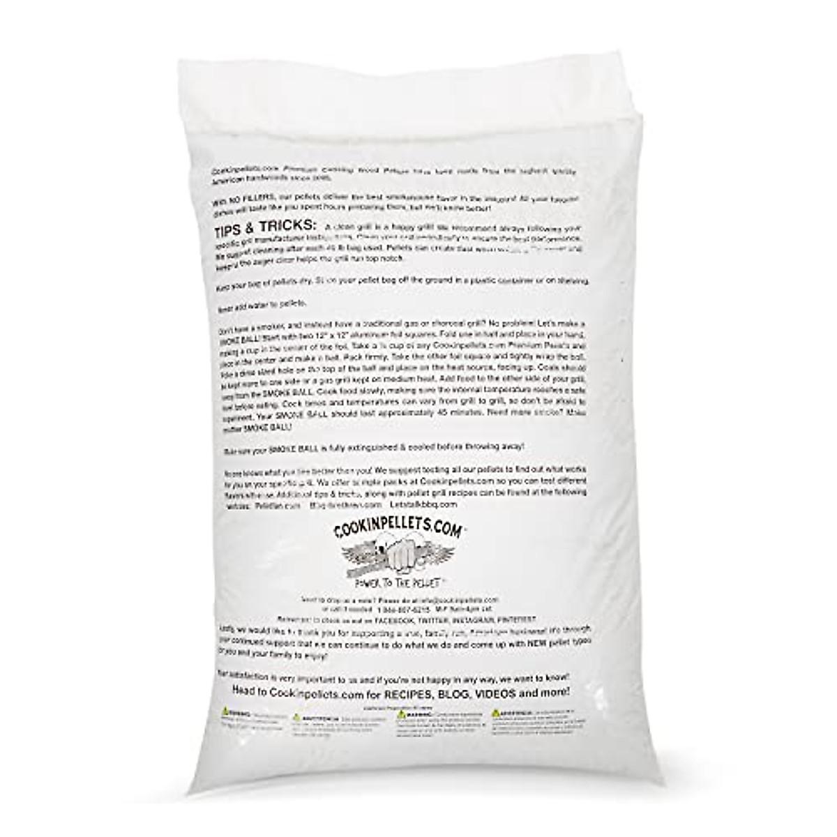 CookinPellets 40 Lb Perfect Mix Hickory, Cherry, Hard Maple, Apple Wood Pellets Bundle with Apple Mash Smoker Wood Pellets, 40 Pound Bag