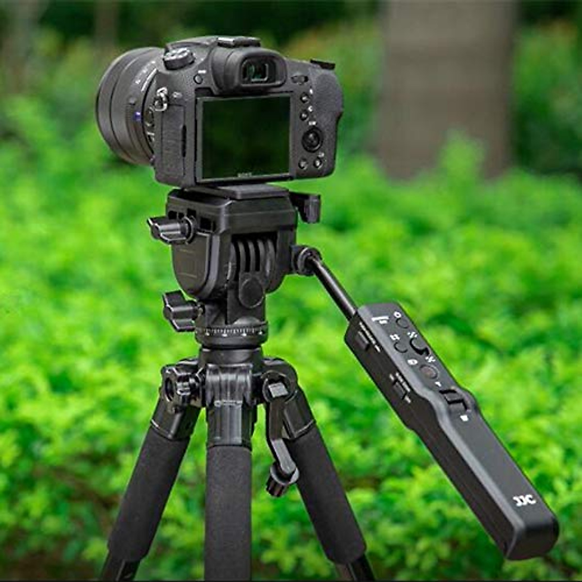 Video Remote Control Tripod for Sony FDR-AX53 AX43 AX33 AX100 AX700 HDR-CX405 CX455 CX440 CX675 Camcorder Handycam RX10M4 RX10M3 RX10M2 RX100M7 RX100M6 HX99 HX90V HX80 HX60V HX50V HX400V HX300 Camera