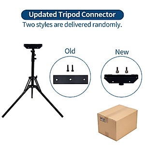 GANXIN 5 Inch LED Race Clock with Tripod for Running Events,Marathon Countdown Clock,Gym Timer Clock,Count Up,Stopwatch,Wireless Remote Control&APP Control,5 Levels Brightness Adjustable (Red)