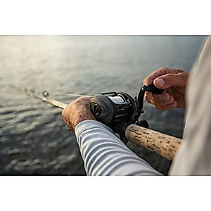 Abu Garcia Revo Toro Beast Low Profile Baitcast Fishing Reel, Size 60LP, Black/Smoke, Left Hand Position