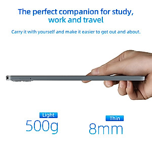 jumper 10 Inch Tablet, Android 12 Tablets with 8GB RAM 128GB Storage, Octa-Core Processor MT8183, 1920x1200 HD IPS Display, 13MP+5MP Dual Camera, 6000mAh, Dual Stereo Speakers, GPS, Bluetooth5.0.