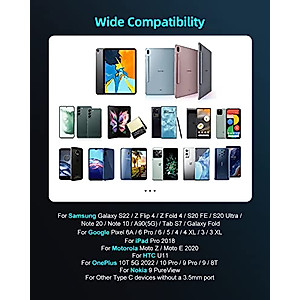 iFory USB C Earphones, HiFi Stereo Type C Earbuds Stereo in-Ear Earbud USB C Headphones with Mic and Volume Control Compatible with Google Pixel 3/2/XL, Sony XZ2, iPad Pro Black