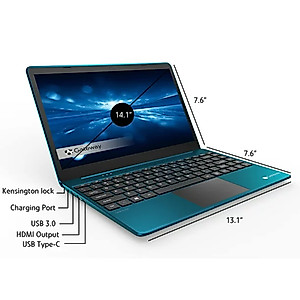 Gateway 2022 14.1” Ultra Slim IPS FHD Display, Intel Core i5-1135G7 Processor, 16GB RAM, 512GB PCIe SSD, Intel Iris Xe Graphics, Camera, Fingerprint Scanner, Bluetooth, Blue, Win 10, 32GB USB Card