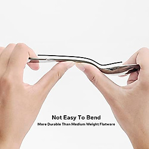 Alata Kate 20-Piece Silverware Set Stainless Steel Flatware Set,Service for 4,Mirror Polished Cutlery Set,Dishwasher Safe