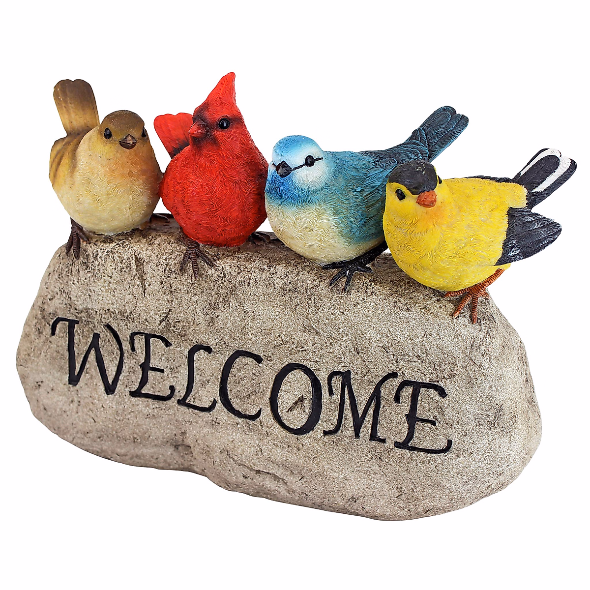 Design Toscano Birdy Welcome Garden Stone Statue: Large