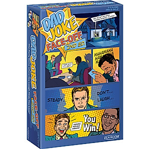 Dad Joke Face - Off 2nd Edition - Keep a Straight Face in This Hilarious Party Game, Family Fun Games, Party Games for Adults, Laughter Therapy