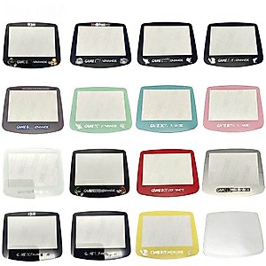 Glass Screen Lens Panel Case Cover Protector Part for Nintendo Game Boy Advance GBA (Lake Blue)