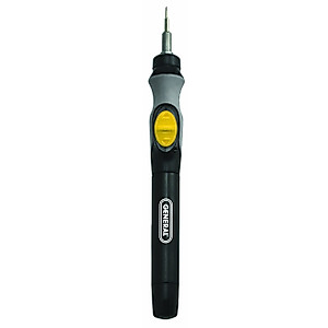 General Tools Precision Cordless Electric Screwdriver #500 with Six Bits and Quick Change Chuck, Handles Difficult, Repetitive Screw-Fastening Jobs