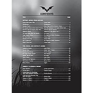 The Halloween SongBOOk: Piano/Vocal/Guitar & Piano Solos