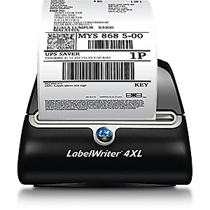 DYMO 1755120 LabelWriter 4XL Desktop Direct Thermal Printer with USB Connectivity - Wide-Format, Monochrome, 4.16" Print Width, 3.20 in/s Mono, 300 dpi - BROAGE Printer_Cable