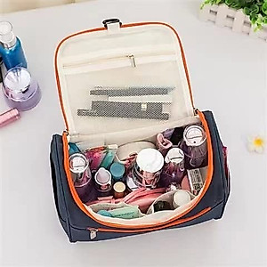 Men and women's Toiletry Bag Canvas Shaving Dopp Kit Leather Travel Bags Organizer Toiletry Kit Black