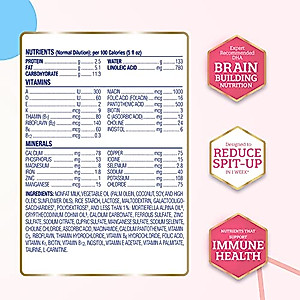 Enfamil A.R. Infant Formula,Clinically Proven to Reduce Reflux & Spit-Up in 1 Week, DHA for Brain Development, Probiotics to Support Digestive & Immune Health, Reusable Powder Tub,19.5 Oz(Pack of 4)