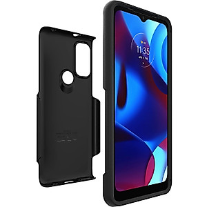 OtterBox Moto g Pure Commuter Series Lite Case - Black, Slim & Tough, Pocket-Friendly, with Open Access to Ports and Speakers (no Port Covers),