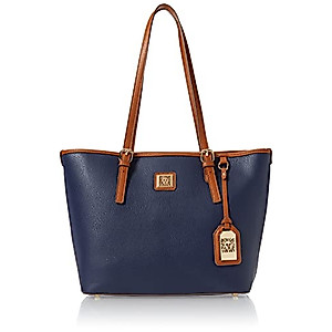 Anne Klein Womens Classic Ak Perfect tote, Distant Mountain/ Brownie, One Size US