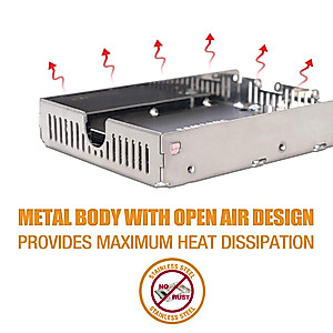 ICY DOCK Open Air 2.5” to 3.5” SAS / SATA (22pin) HDD & SSD Converter / Mounting Kit for Internal 3.5" Drive Bay | EZConvert Air Lite MB482SP-3B