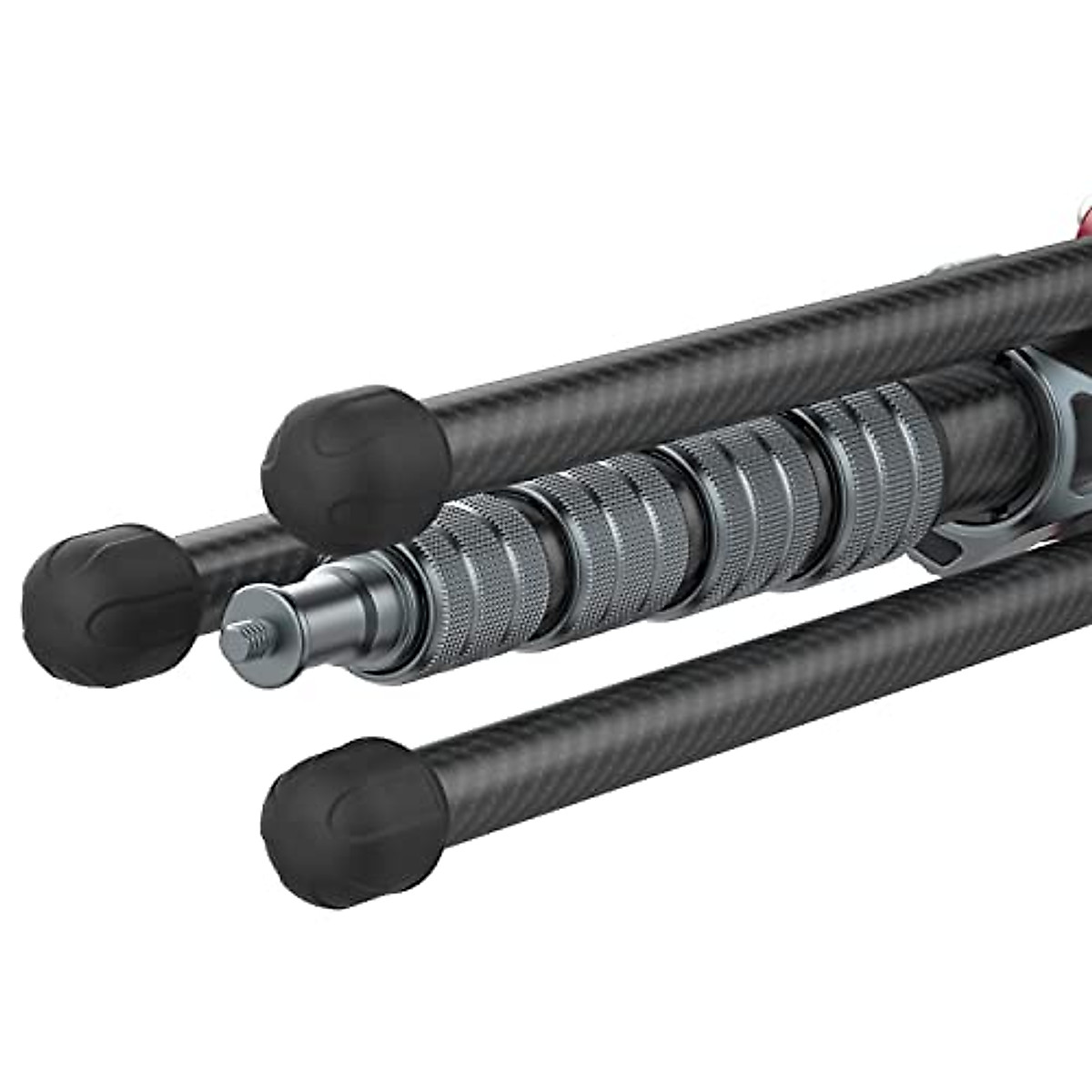 ULANZI Light Stand Carbon Fiber MT-49, Adjustable Tripod Stand for Photography with Phone Clip, 194cm/76.4inch Studio Sturdy Tripod for Speedlight Flash Softbox Strobe Light Camera with Carrying Bag