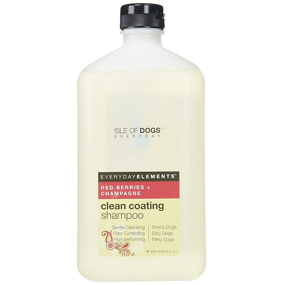 Everyday Isle of Dogs Clean Coating Dog Shampoo, Red Berries + Champagne, 16.9 Ounce