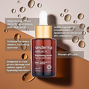 Sesderma AZELAC RU Liposomal Facial Serum 1.0 fl. Oz for Sun Spots, Age Spots and Hyperpigmentation