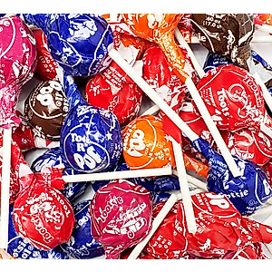 Lollipops Assorted Fruit Flavored Lollipops with Chewy Center Bulk Candy Set by TastyPack, 1lb