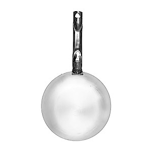 Pentole Agnelli Professional Anti - Adherent Professional 3 Mm. Platinum Saute Pan 3 Mm. with 1 Tubular Handle, Diameter 45 cm.
