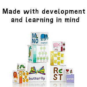 Kids Preferred The World of Eric Carle Stacking Nesting Blocks, 10 pieces