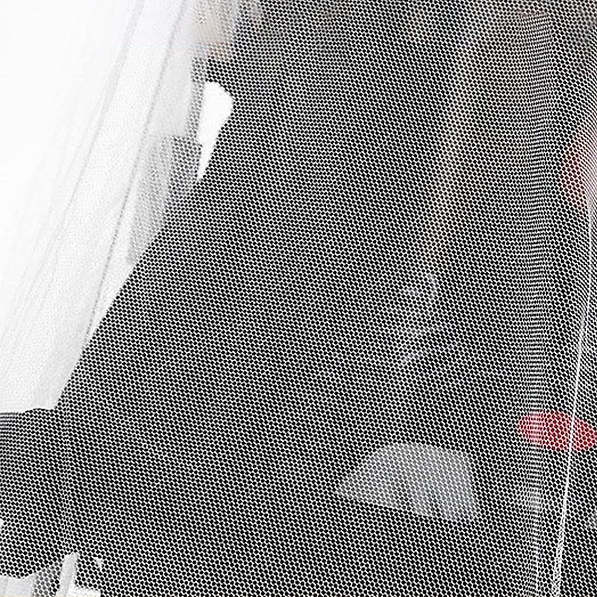 RUIXIA Twin Baby Stroller Full Cover Mosquito Netting Breathable Mesh Drawstring Mosquito Net for Infants Bassinet Cribs White for Twin Baby Stroller BABCOV Baby troller netting