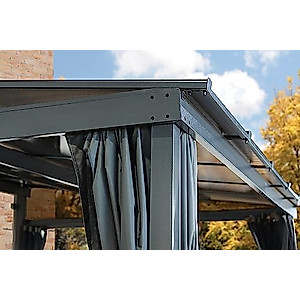 Sojag Pompano 10 Ft. X 10 Ft. Wall Gazebo