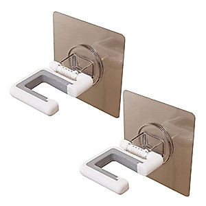 Zerodeko 8 pcs mop Holder House Organization Must Haves Broom Organizer Wall Mount Broom Mount Must Haves for Home Wall Broom Laundry Room mop Broom Holder Plastic Hanger mop Hook