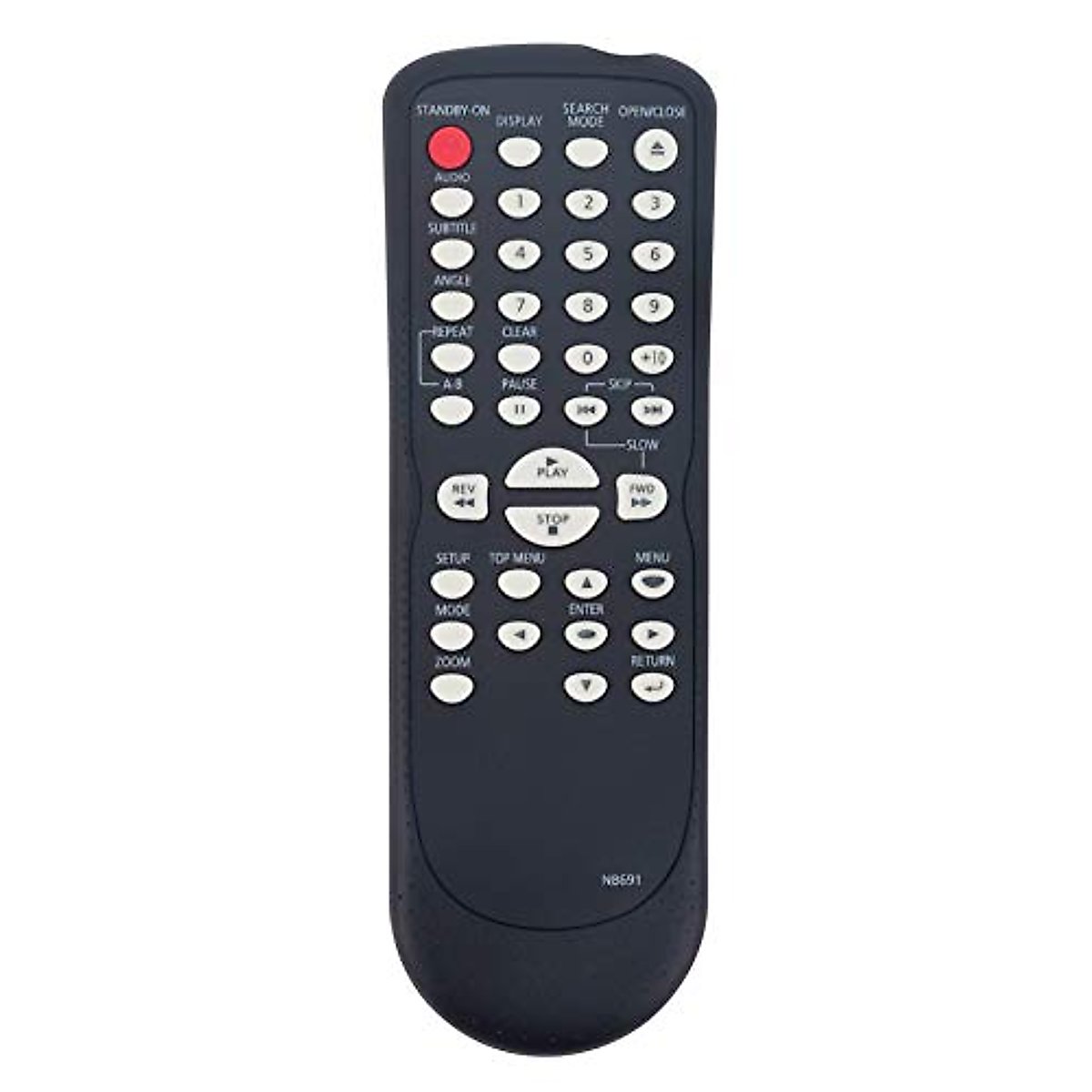 NB691UD Replaced Remote fit for MAGNAVOX DVD MDV2300/F7 MDV2300 MDV2400/F7 MDV3400/F7 DP100HH8 DP100MW8B DP100MW8BB DP100MW8BA DP100MW8BB DP100FX4 DP100FX4A DP170FX4 MDV2100/F7