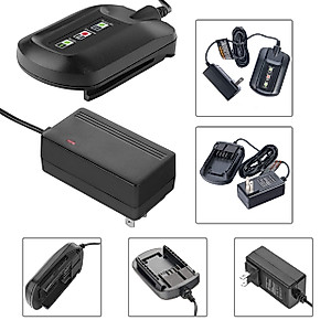 20V 2Packs Replacement Battery and Charger Starter Kit， Cell9102 WA3520 Lithium Battery and Charger WA3742 Compatible with Worx 20-Volt Cordless Power Tools