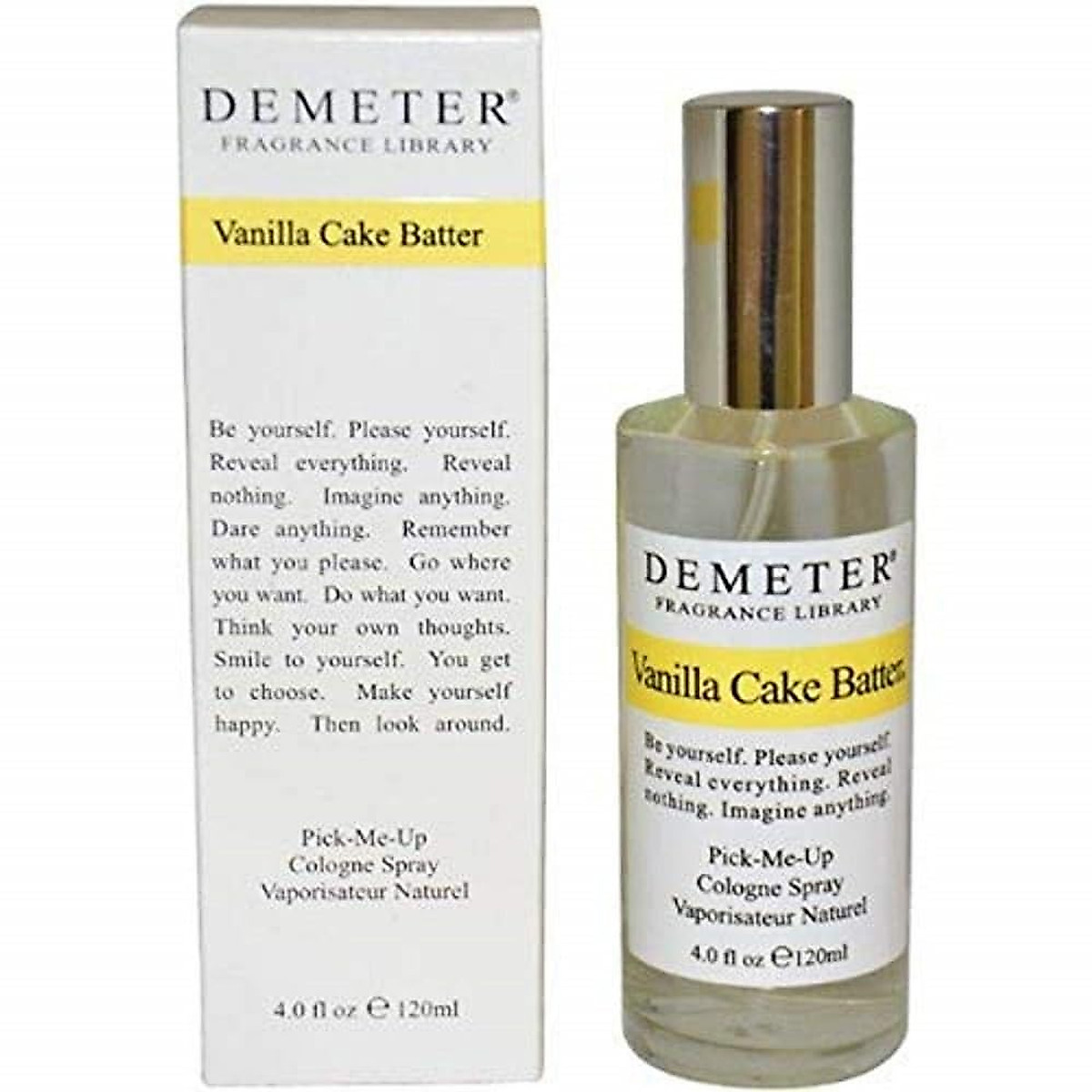 Demeter Vanilla Cake Batter Women Cologne Spray, 4 Ounce