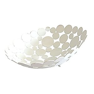 Cabilock wedding decor Decorative Fruit Bowl fruit plate decorative Metal Bowl cupcake stand fruit and vegetable basket black food containers vegetable fruit holder Stainless steel dessert