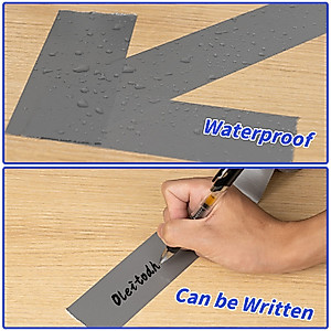 Oleitodh Silver Heavy Duty Duct Tape Bulk 12 Pack -2 inch 60 Yards Each,Strong No Residue, All-Weather, Tear by Hand, Waterproof Gray Tape for Indoor Outdoor Use,Multi Purpose Home Repair