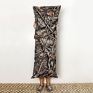 Tamengi Body Pillow Cover, Hunting Camouflage Pattern 8 Pillow Cover, Long Pillowcase with Zipper Closure, Bedding Bedroom Decor Home Gift