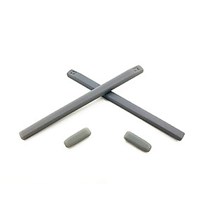 Set of Replacement Temple Tips Ear Socks and Nose Piece Pads for IC! IC Berlin Glass Frames NicelyFit (Grey)