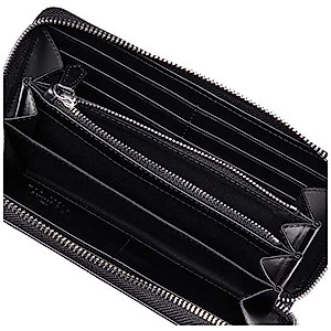 Vivienne Westwood Women's Leather Round Zipper Wallet ANNIE Black